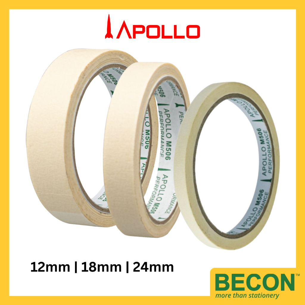 Apollo Masking Tape M506 Performance Green Label 18yds 12mm | 18mm ...