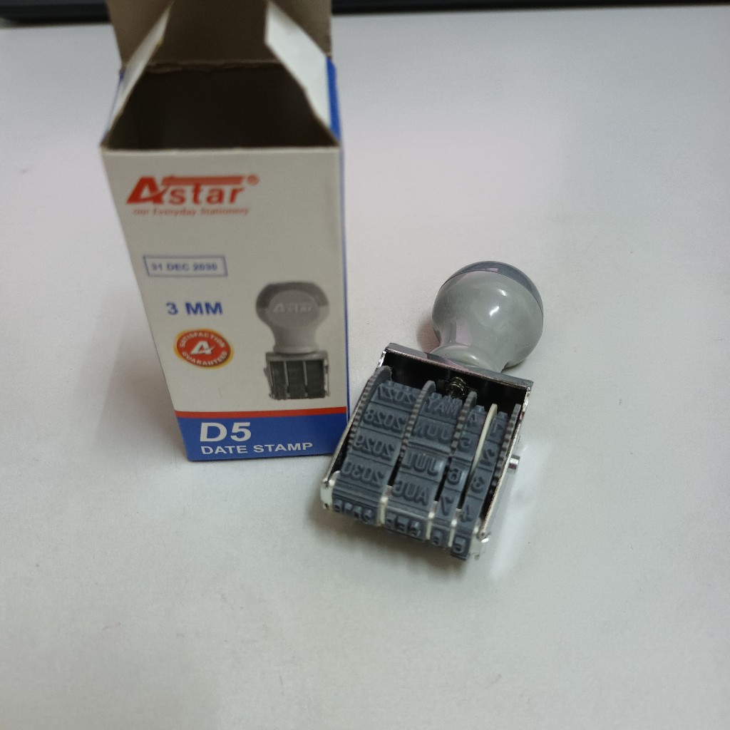 ASTAR Date Stamp ( D5-3mm ) / Date Chop / Cop Tarikh | Shopee Malaysia