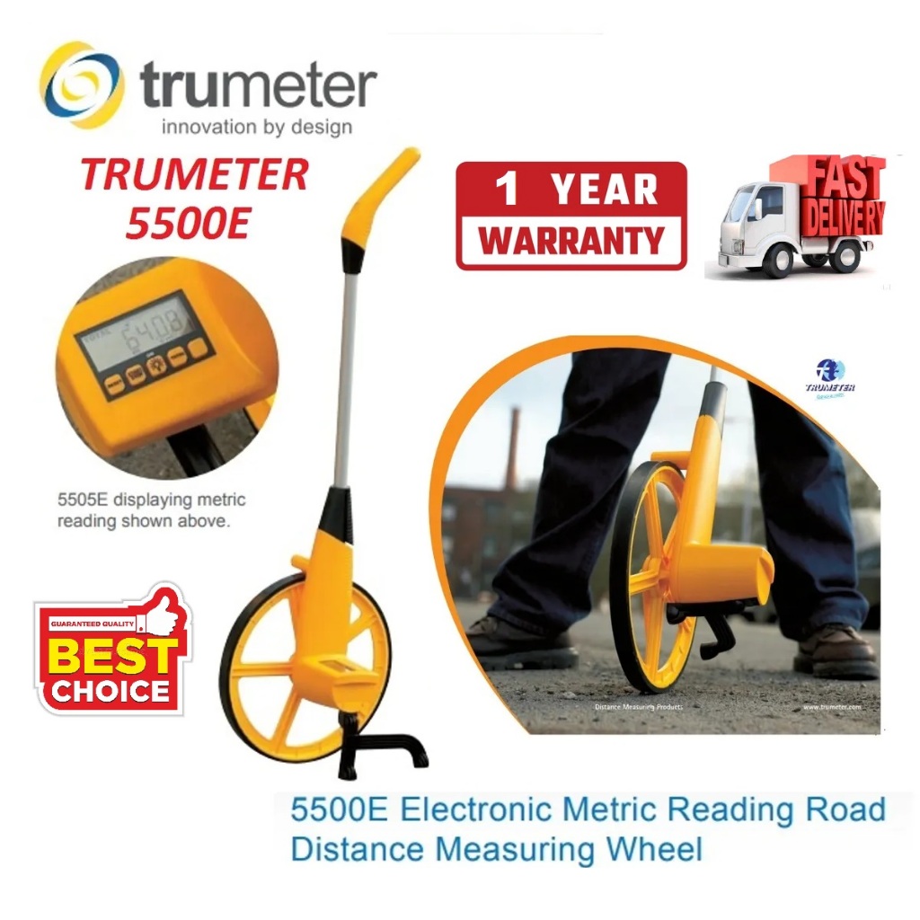 Trumeter (Metric) Digital Measuremeter Measuring Wheel 5500E | Shopee Malaysia