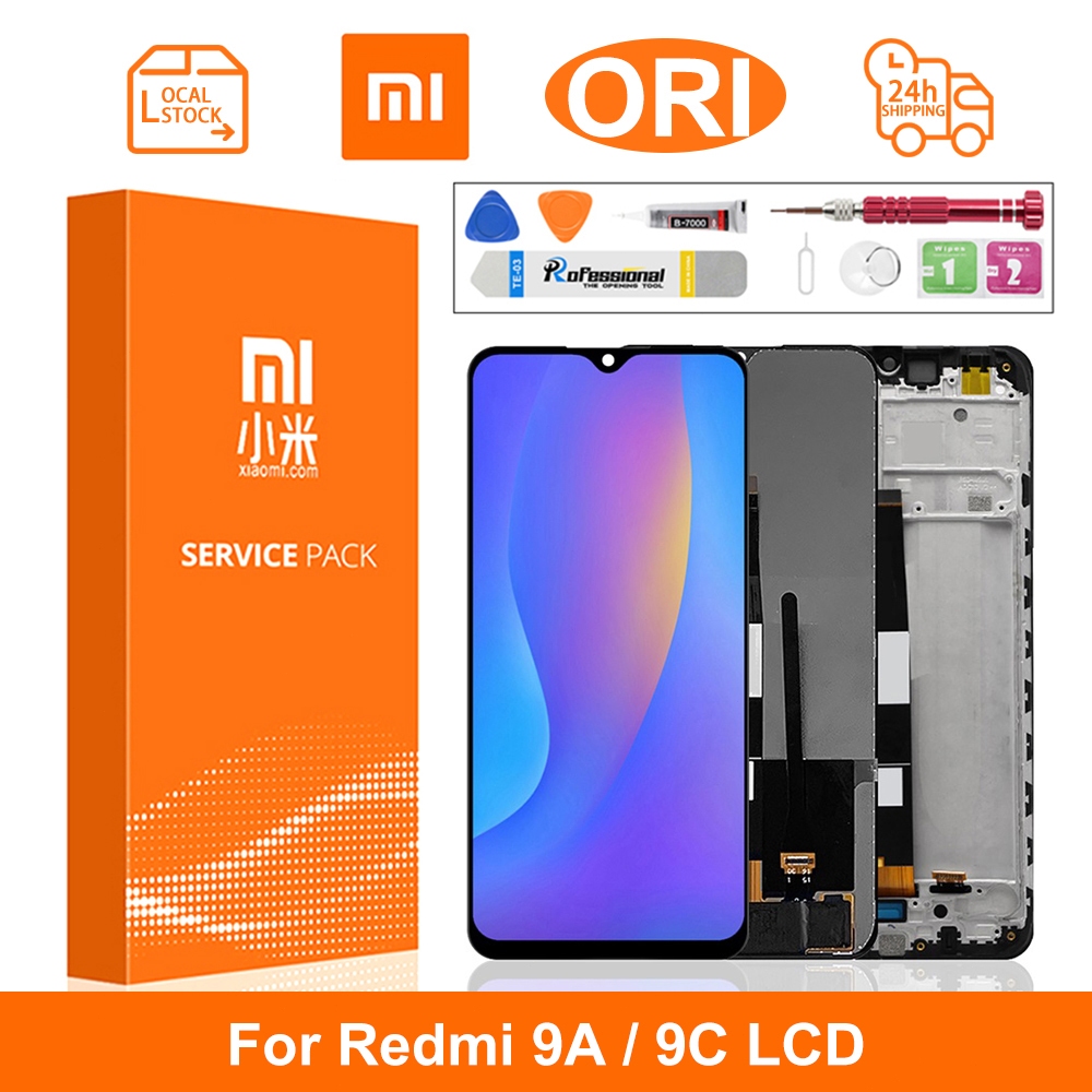 For REDMI 9 / REDMI 9A / REDMI 9C / REDMI 10A LCD TOUCH SCREEN GLASS ...