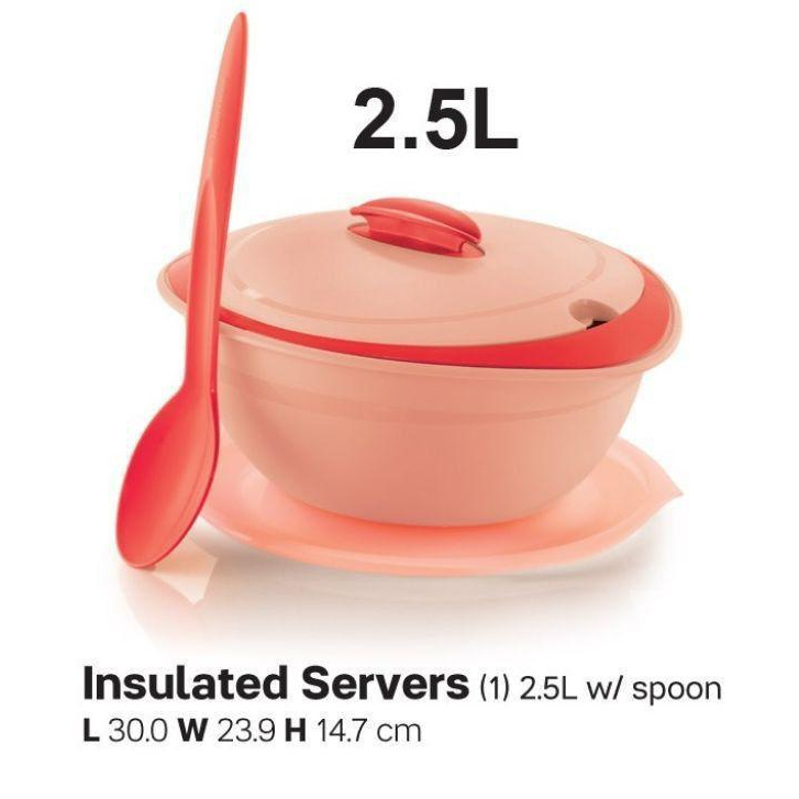 Tupperware Insulated Serving Set 2.5L with ladle (set) | Shopee Malaysia