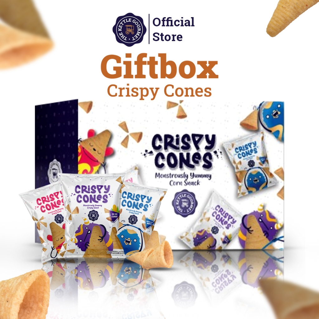 The Kettle Gourmet Crispy Cones Gift Set (3 Packs x 50g) | Shopee Malaysia