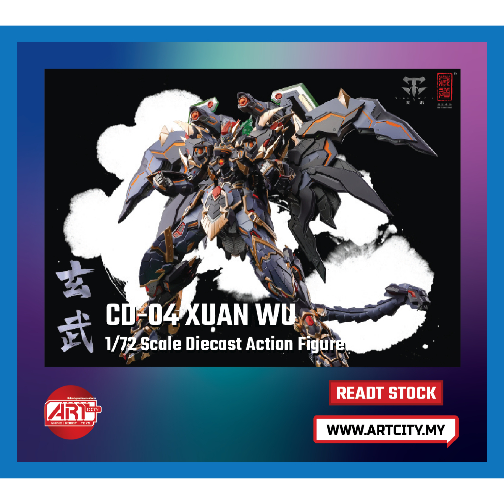 (READY STOCK) Cang Dao 藏道 - XuanWu - 1/72 Scale Diecast Action Figure ...