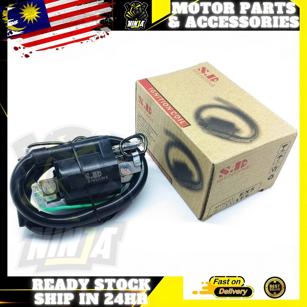 HONDA EX5/EX5 HP/EX5 OLD/EX5 DREAM [SD GENUINE] IGNITION COIL ASSY PLUG ...