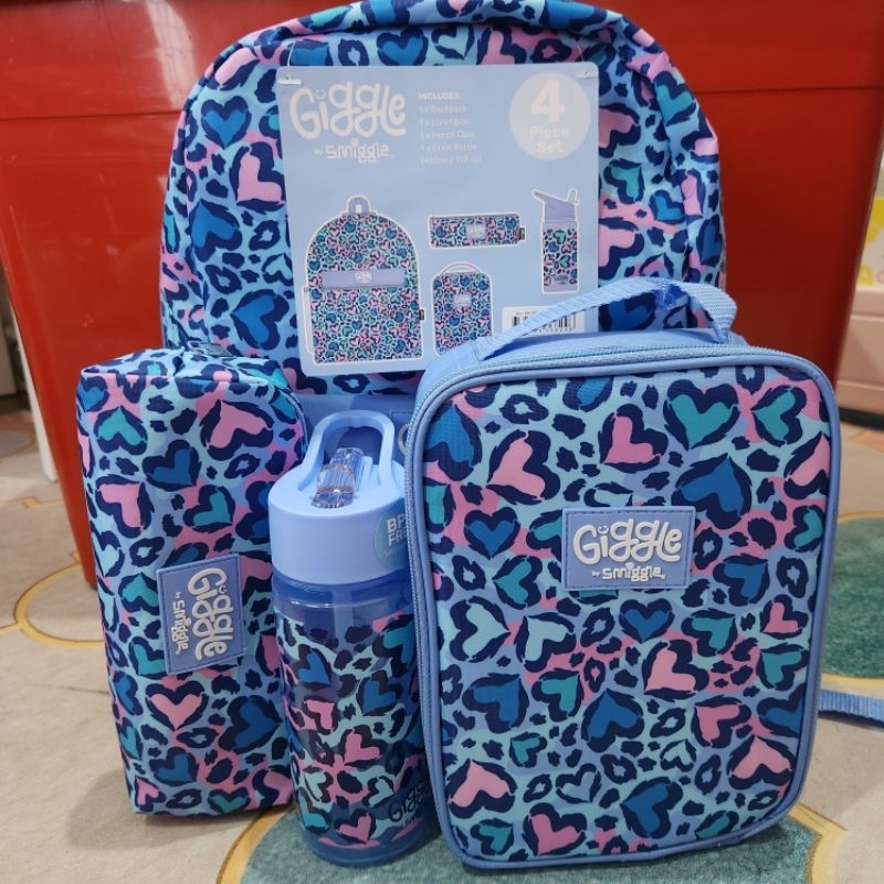 ‼️Smiggle UK Sale‼️ Giggle By Smiggle 4 Piece Bundle Set (Backpack ...