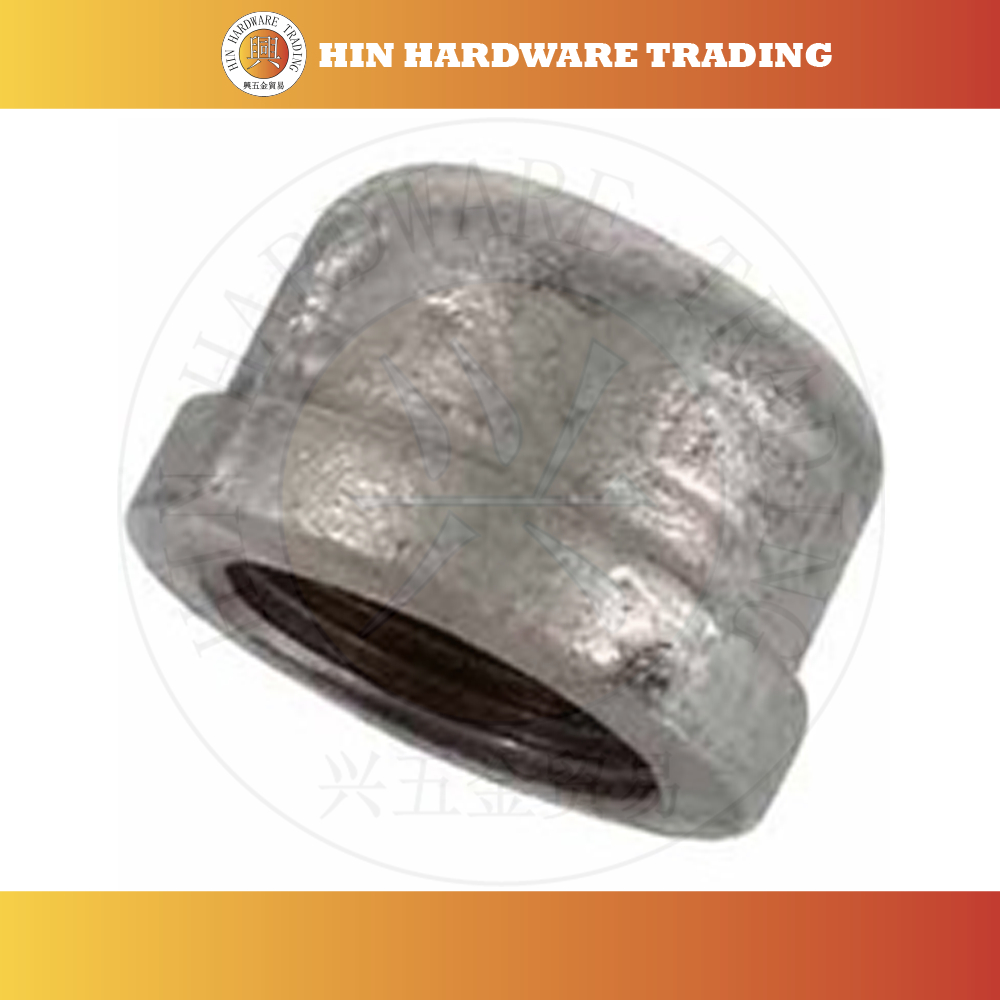 100mm ( 4" ) Galvanized Iron ( GI ) Pipe Fitting End Cap GIEC100 ...