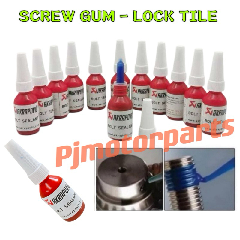 SCREW GUM LOCK TILE BOLT SEALANT / SKREW LOCKTILE SKRU GLUE LOCK NUT ...