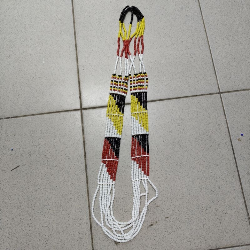 Sarawak Traditional Costume Necklace Bidayuh Dayak Rantai Bidayuh ...