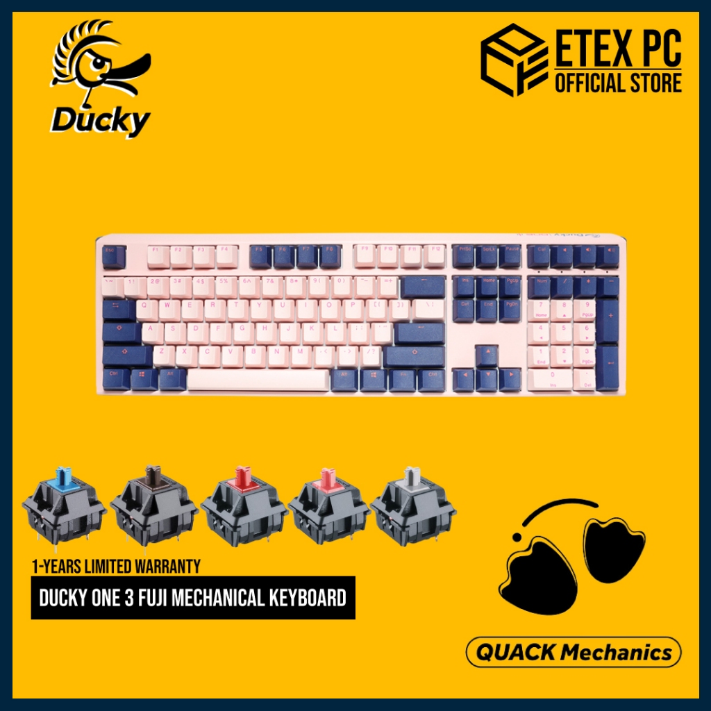 Ducky One 3 Fuji Mechanical Keyboard - Mx Blue / Mx Brown / Mx Red / Mx ...