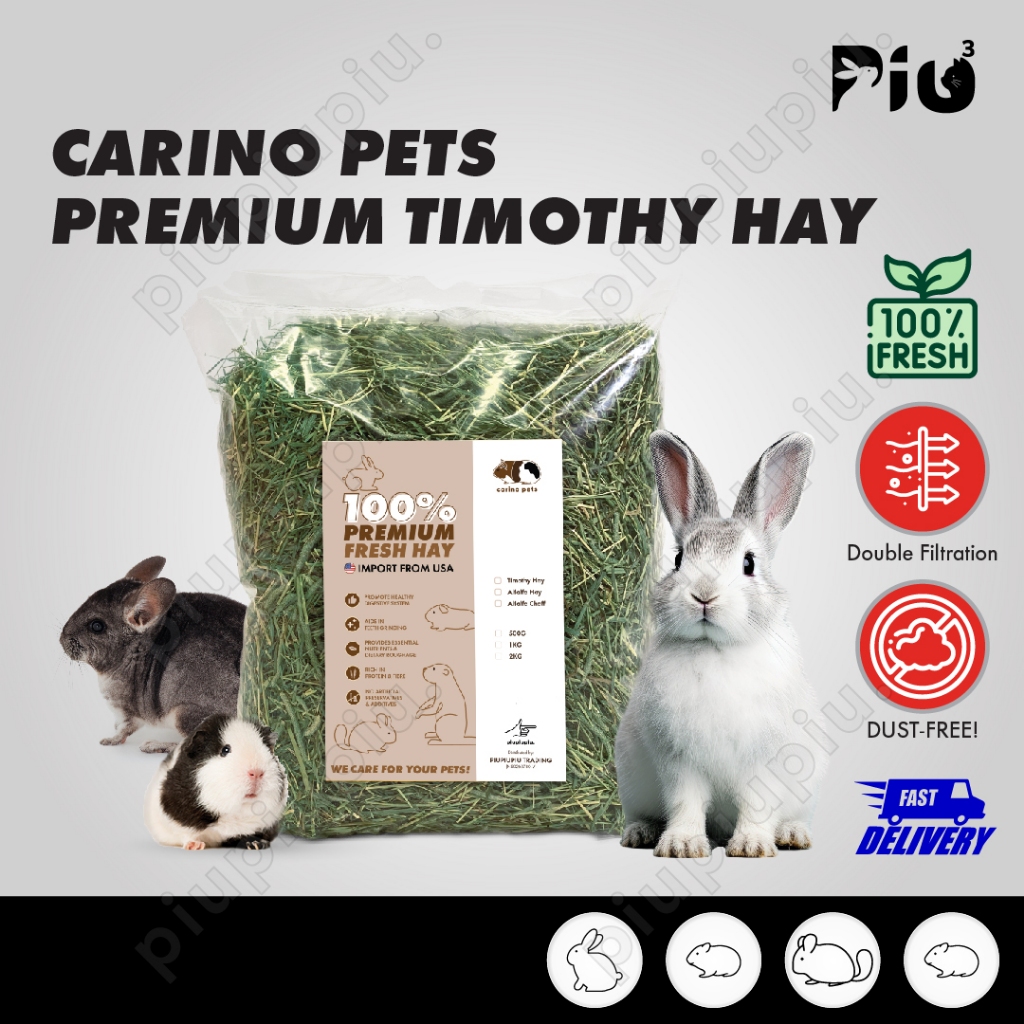 [24HR SHIP] PREMIUM SOFT TIMOTHY HAY SINGLE COMPRESS Imported Alfalfa ...