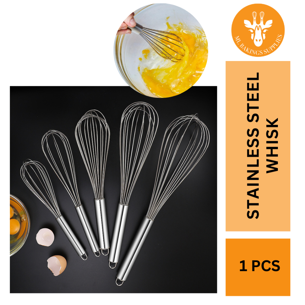 [READY STOCK] Stainless Steel Egg Whisk/Mixing Stir Pemukul Telur /Egg ...