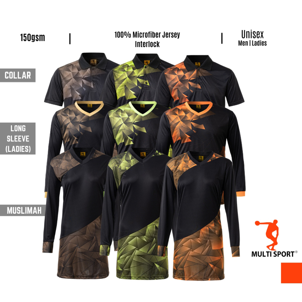 Baju Sublimation Jersey Quick Dry Tee - SLL (Ladies Cutting) / SMP ...