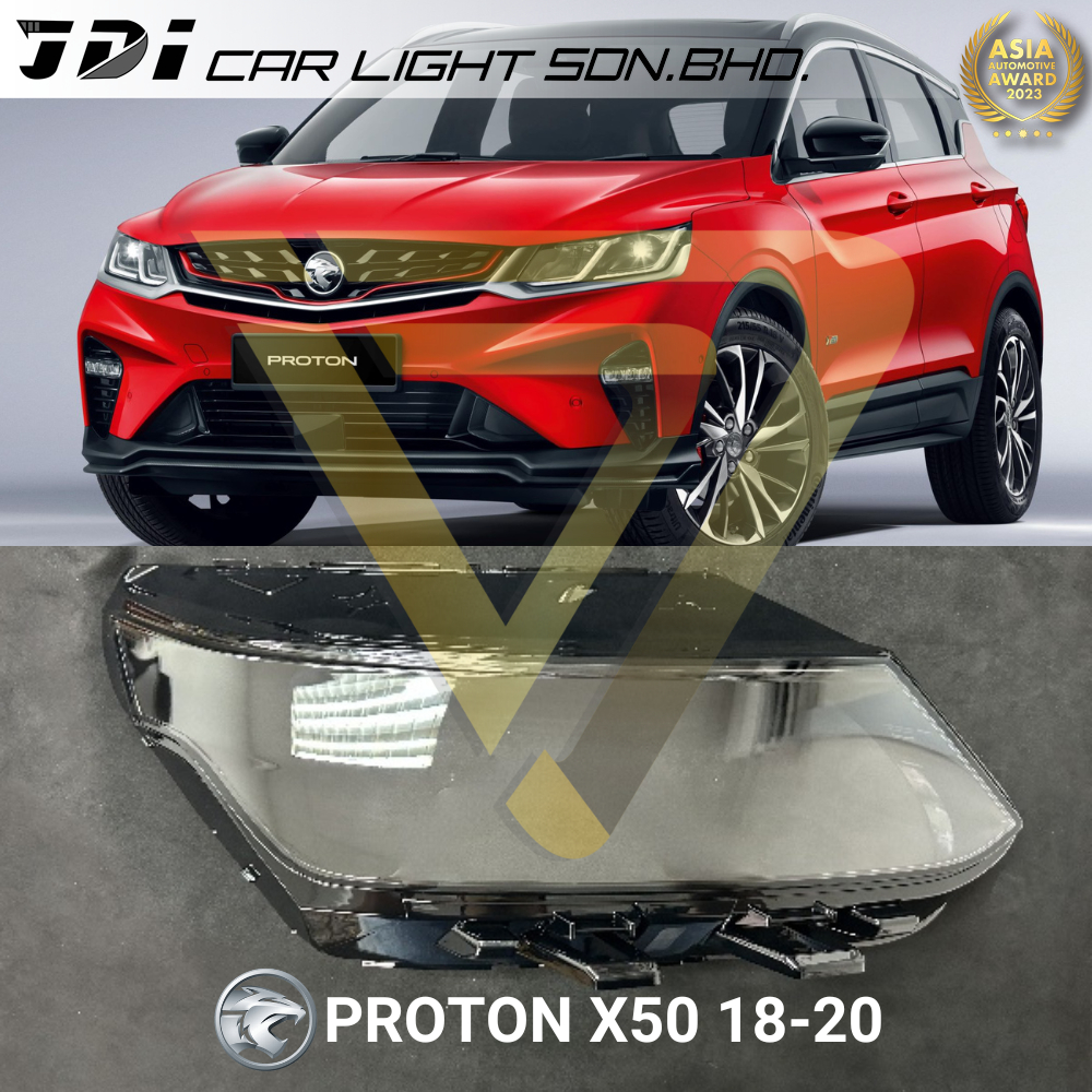 PROTON X50 YEAR 2018, 2019, 2020 ACRYLIC HEADLAMP COVER (MALAYSIA READY ...