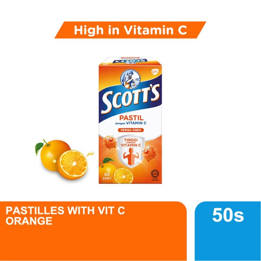 SCOTT'S Vitamin C Chewable Pastilles 50s | Shopee Malaysia