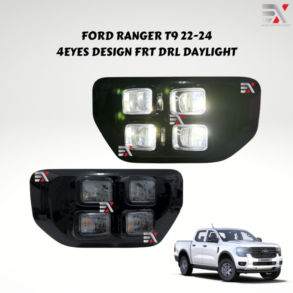 FORD RANGER T9 22-24 DRL DAYLIGHT COVER - 4EYES DESIGN | Shopee Malaysia