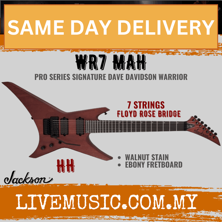 Jackson Pro Series WR7 Dave Davidson Signature Warrior Electric Guitar ...