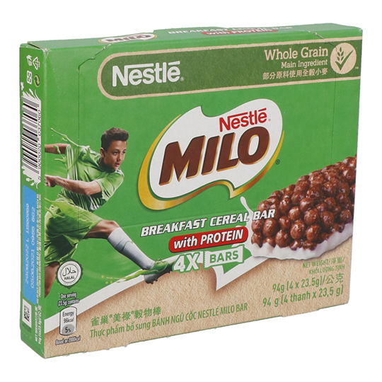 NESTLE MILO CEREAL BAR MULTIPACK 4X23.5G | Shopee Malaysia