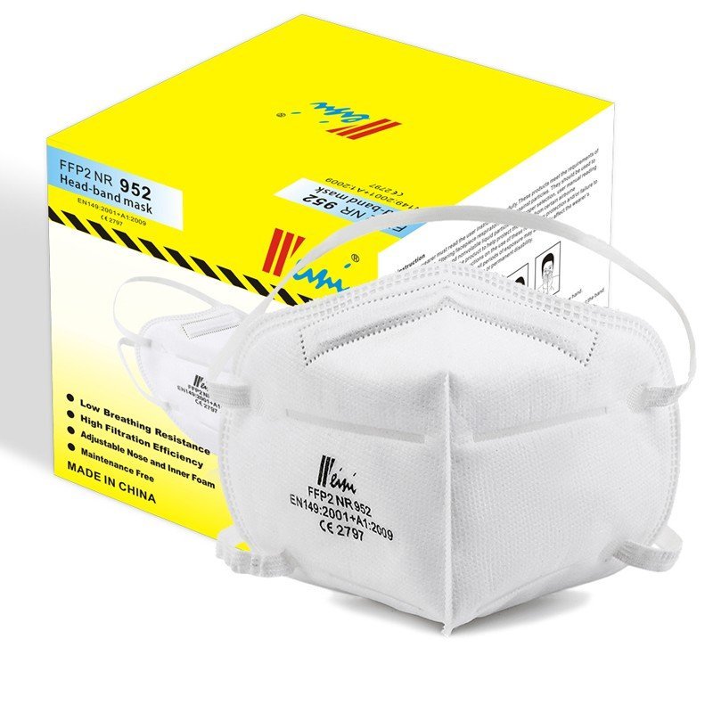 3M N95 EARLOOP FACE MASK 9501+ FFP2 NR 952 HeadLoop Face Mask 5Ply ...