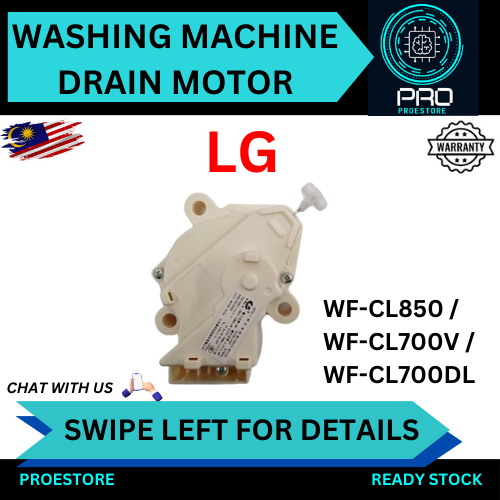 (ORIGINAL) LG Drain Motor Washing Machine WF-CL850 / WF-CL700V / WF ...