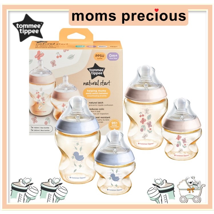 Tommee Tippee Natural Start PPSU / Closer To Nature PP Newborn Baby Feeding Milk Bottle Botol ...