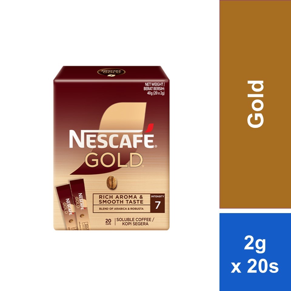 NESCAFÉ Gold Signature, Arabica Instant Coffee Powder, 2g Sachet, 20 ...