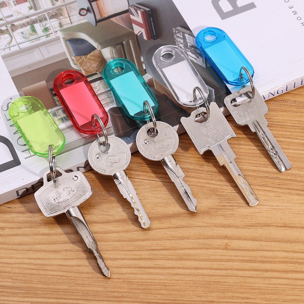Keychain Label ID Key Tag Organizer Office Home KEY TAG / KEY RING ...