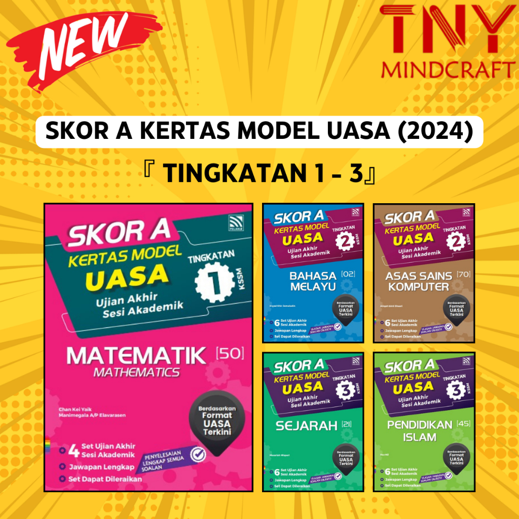 [TNY] PELANGI: SKOR A Kertas Model (UASA) 【Tingkatan 1，Tingkatan 2 ...