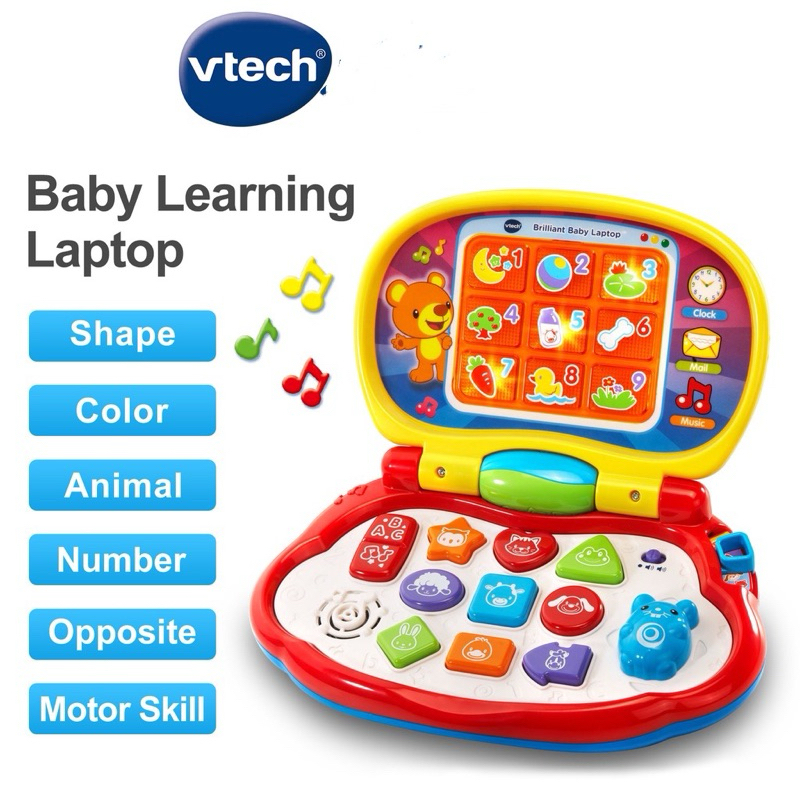 Vtech Brilliant Baby Laptop Early Learning Development | Shopee Malaysia
