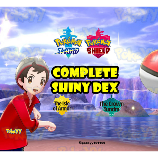 SWSH Living Pokedex | Pokemon Sword & Shield / HOME | SHINY 6V | Galar ...