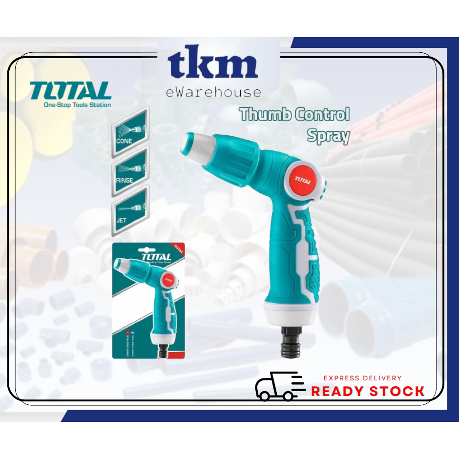 [TKM] TOTAL THWSG6031 3 Way Adjustable ABS Plastic Trigger Nozzle ...