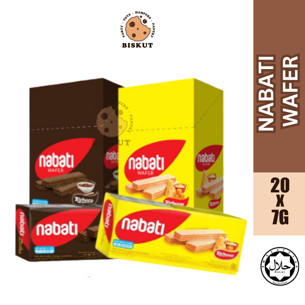 Nabati 30% x 20pkt / Nabati Wafer/ Nabati Chocolate Wafer/ Nabati ...