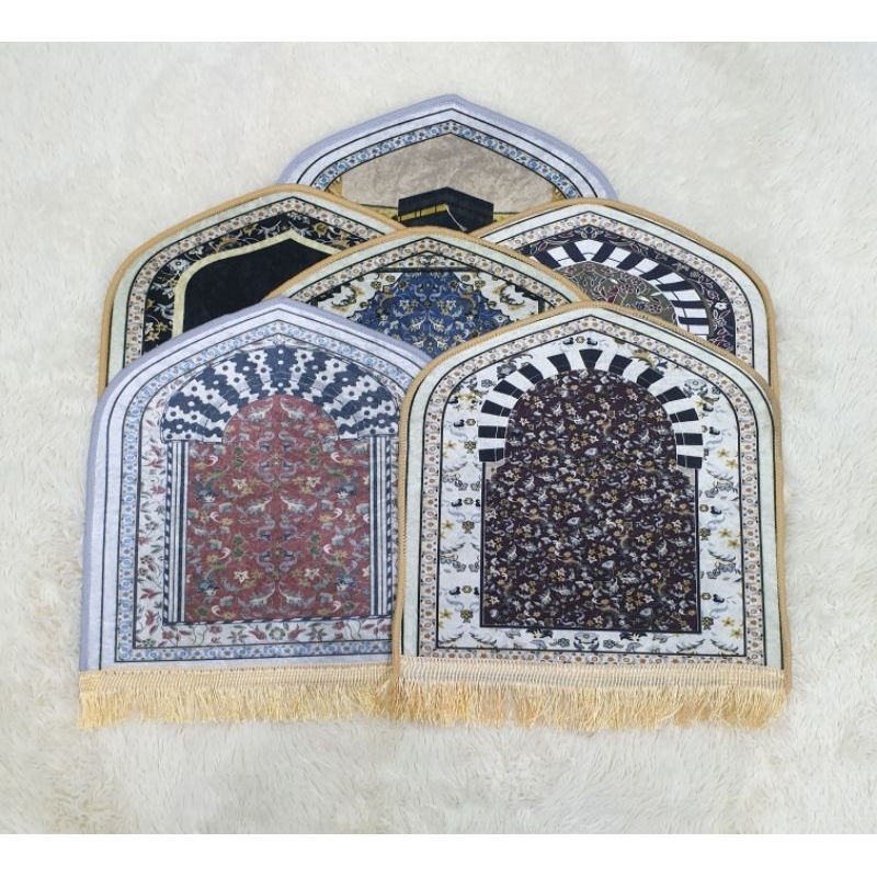 1-PIECE 35X35CM SEJADAH QUBAH MINI VIRAL ANTI SLIP READY STOCK DOORGIFT ...