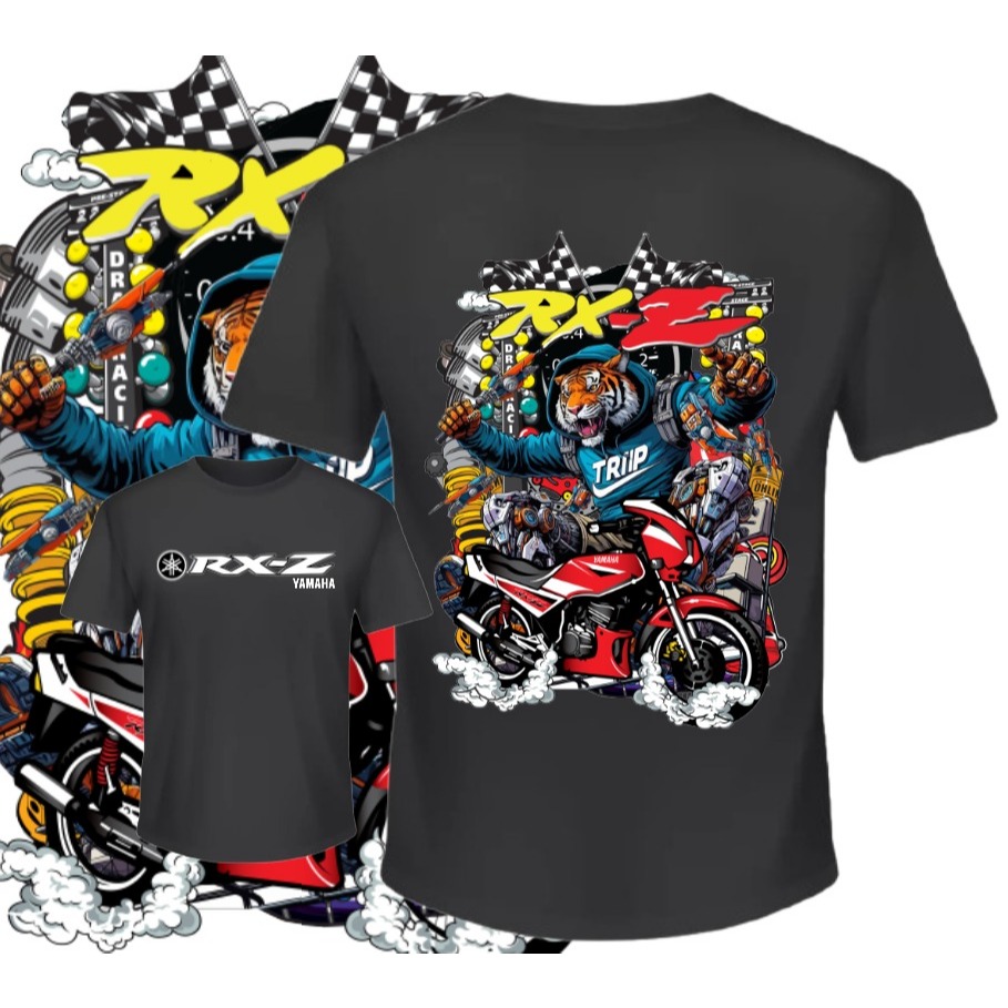 Baju RXZ TIGER cotton premium viral 2024 terbaik | Shopee Malaysia