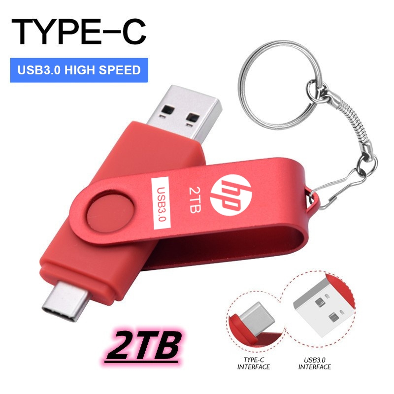 2TB OTG 3-in-1 USB Micro Type-c Flash Drive usb flash drive hard disk ...