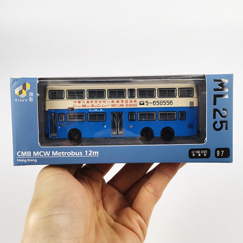 Tiny Hong Kong CMB MCW Metrobus 12m Bus Diecast Model (97) 014244 ...