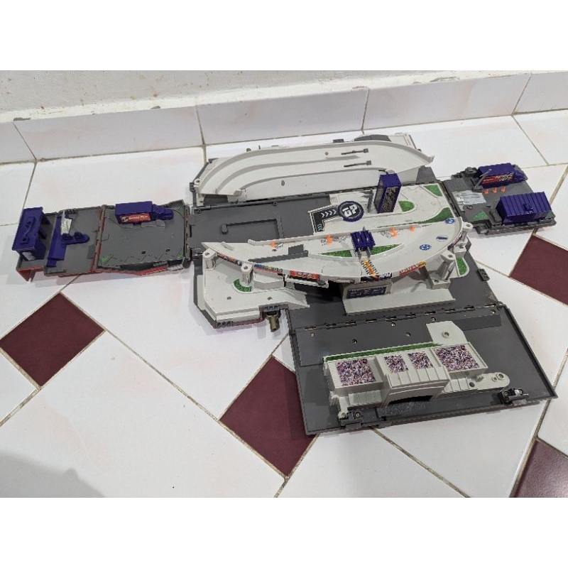 Micro Machines Grand Prix Truck Racing Track Fold Out Retro Play Set ...
