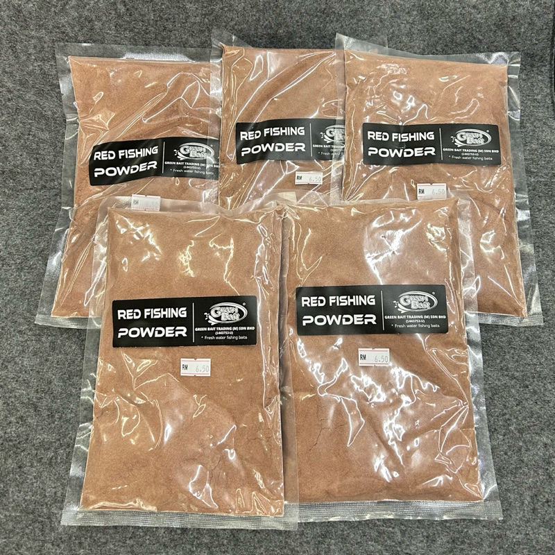 Greenbait Red Fishing Powder 300g(Dedak Merah) Umpan Air Tawar | Shopee ...