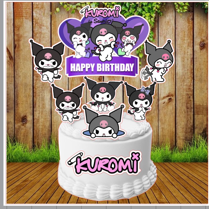 Kuromi Cake Topper 003 | Shopee Malaysia