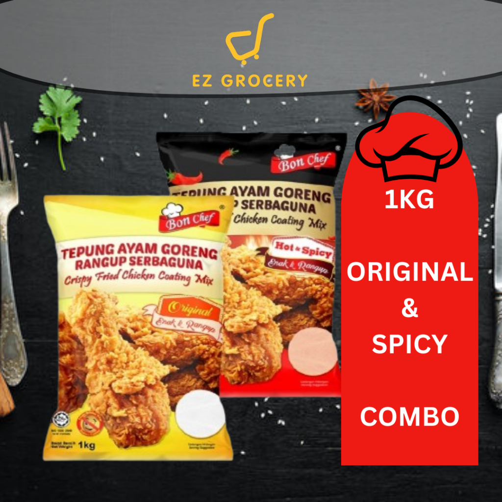 COMBO VALUE FRIED CHICKEN FLOUR Tepung Ayam Goreng Bon Chef 1 ORIGINAL+ ...