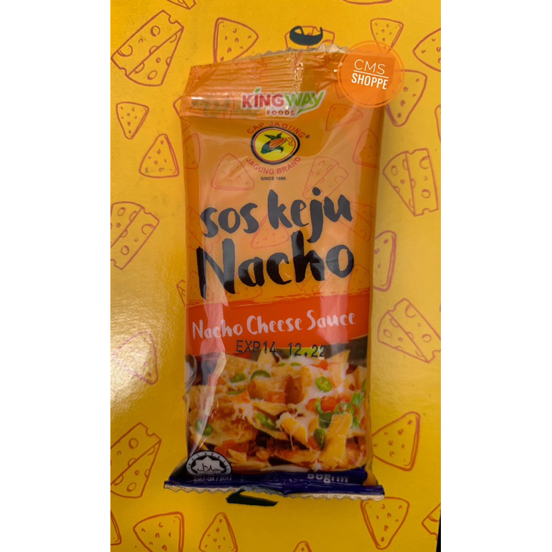 SOS KEJU NACHO 50gram (Macam sos KFC tu?!! 😍😍) | NACHO CHEESE KETCHUP ...