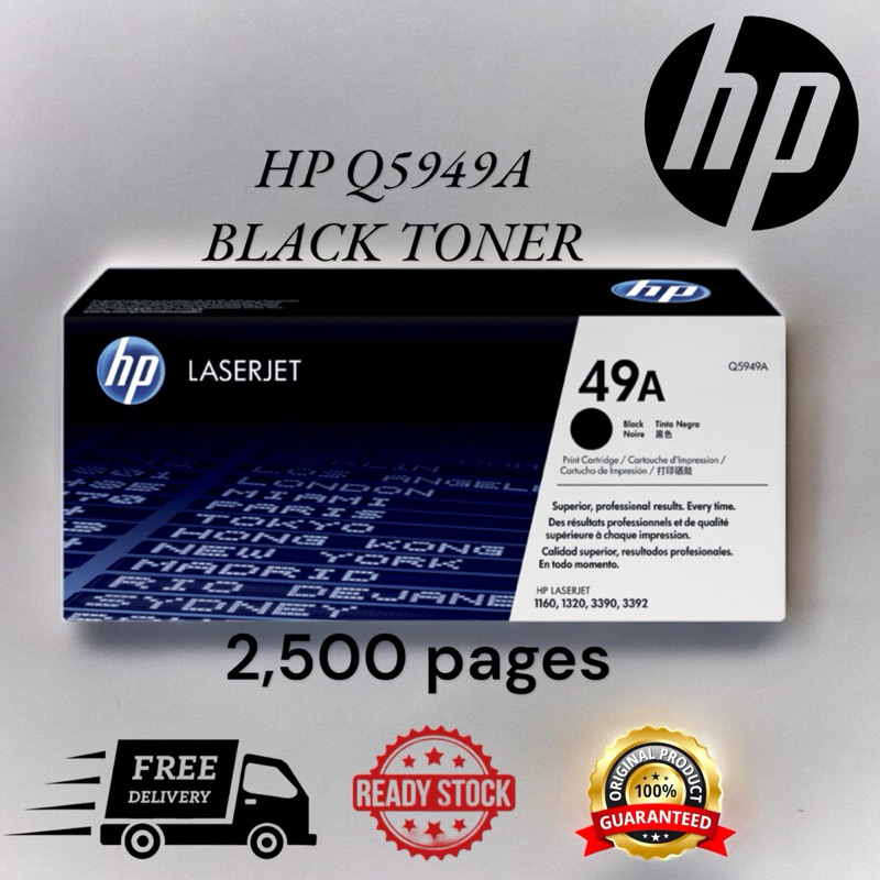 HP Q5949A 5949A 49A Black Original LaserJet Toner Cartridge | Shopee ...