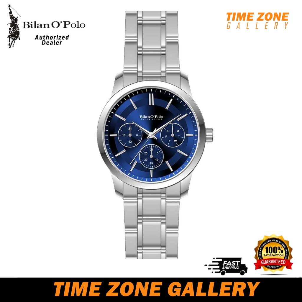 [Official Warranty] BilanO' Polo Collection PC-G6722S Silver / Blue ...