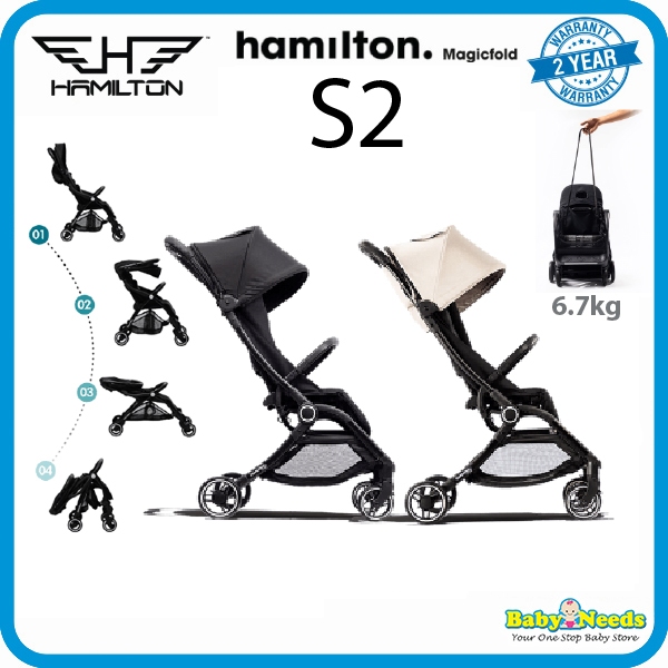 Hamilton Series S2 Magic Fold Baby Stroller (Ready Stock) | Shopee Malaysia