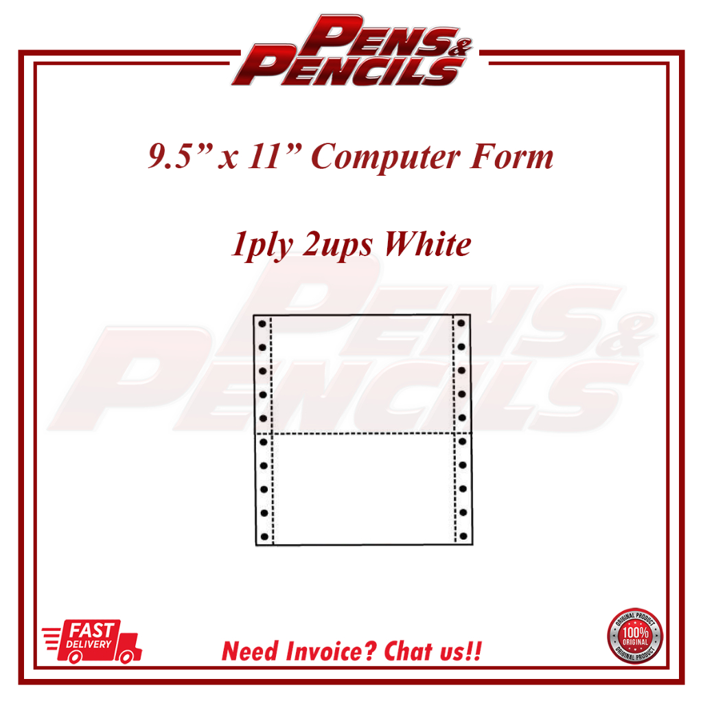 Computer Form NCR Paper 9.5'' X 11'' / A4 - 1Ply 2Ply 3Ply 4Ply Color ...