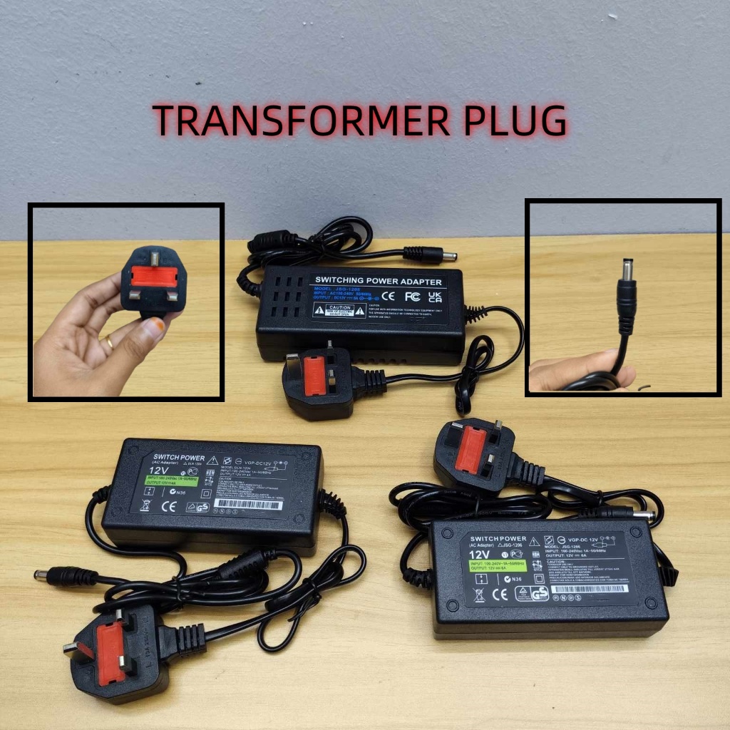 TRANSFORMER PLUG POWER SUPPLY ADAPTER OF TELEVISION AC TO DC 12V8A ...