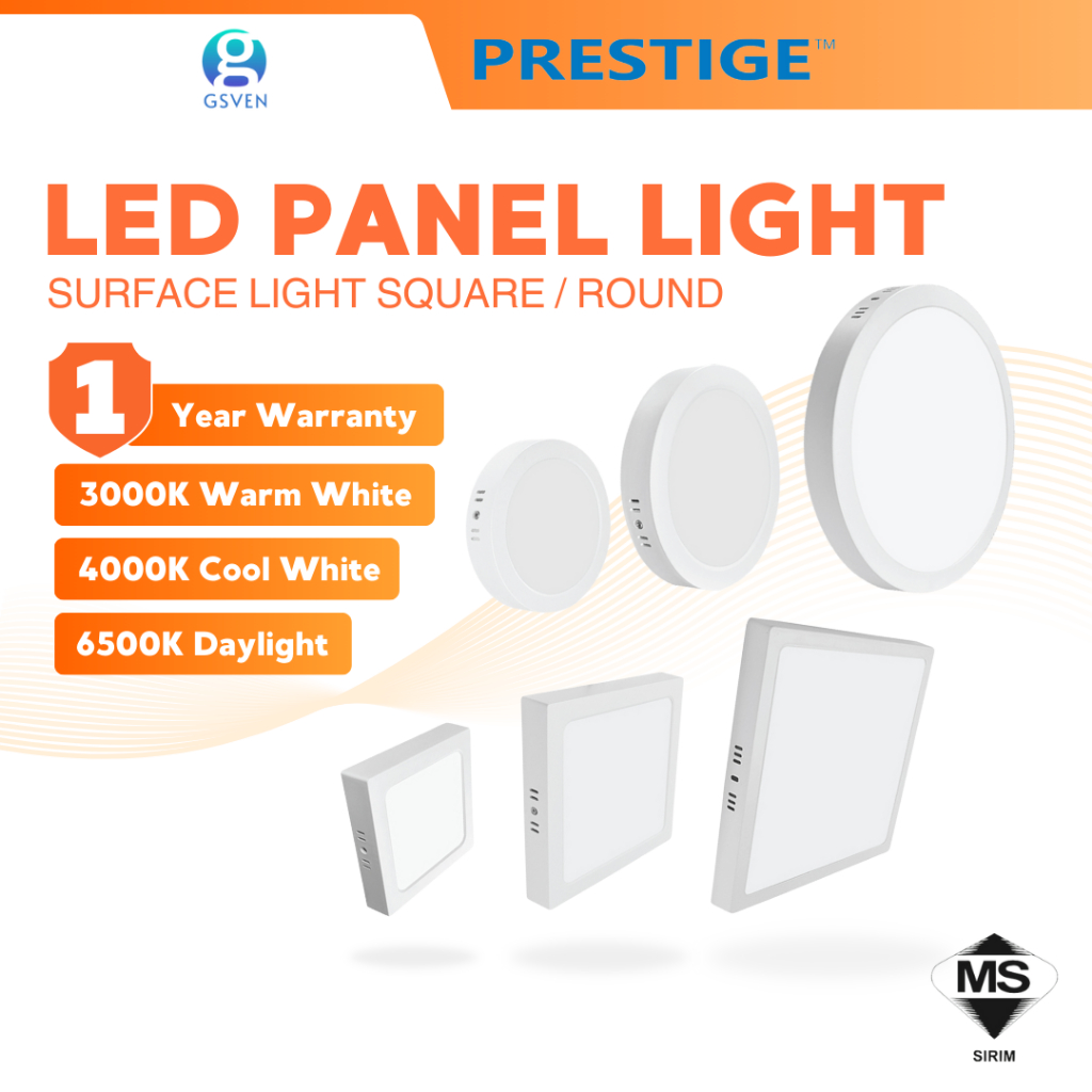 PRESTIGE Panel LED Light Surface Lampu Panel Murah Downlight siling ...