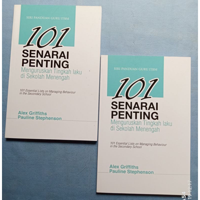 preloved 101 SENARAI PENTING MENGURUSKAN TINGKAH LAKU DI SEKOLAH ...