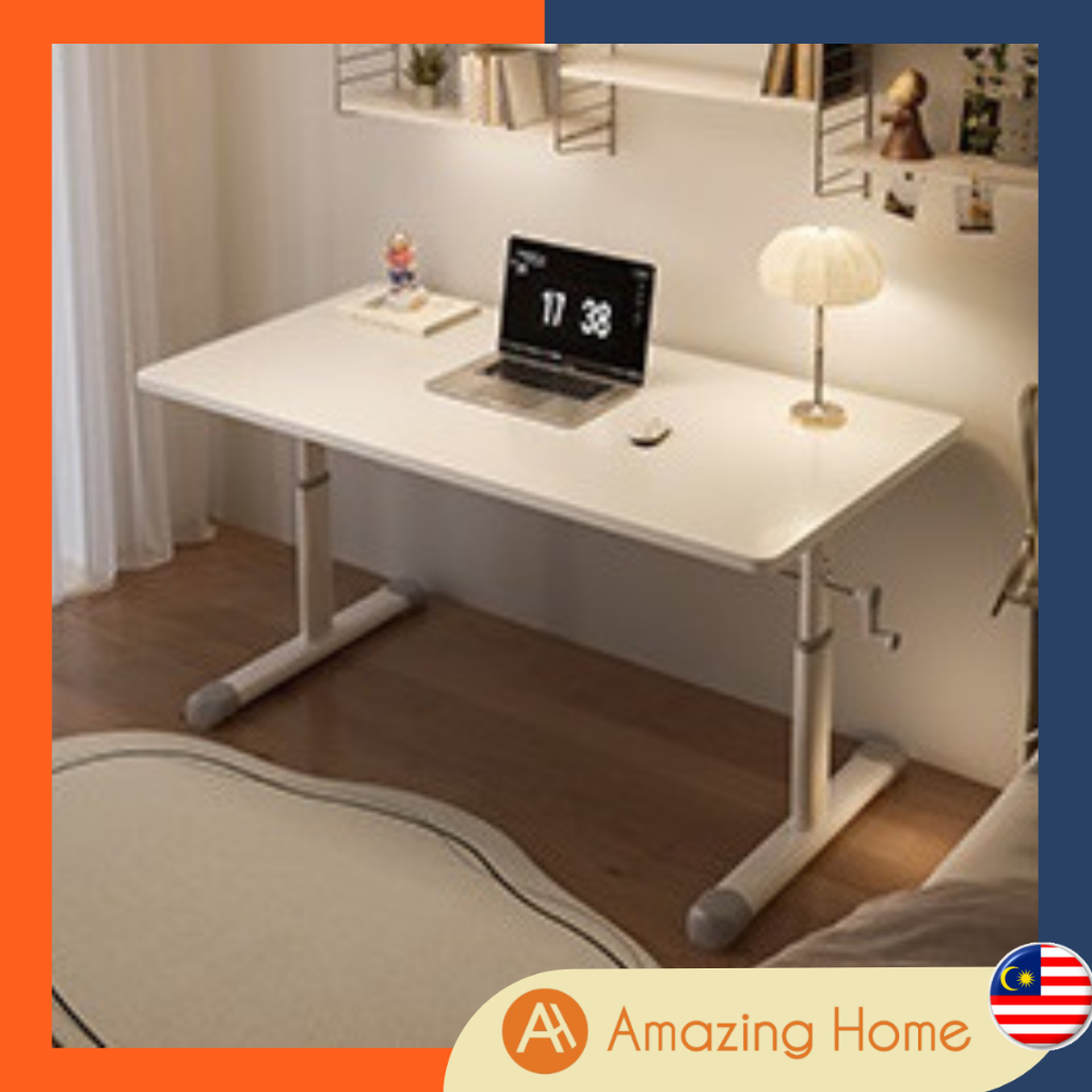 AmazingHome Home Office Adjustable Height Table Study Table Working ...