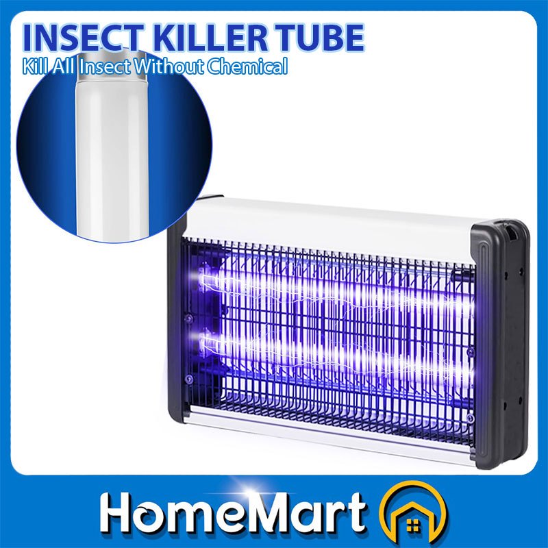 Insect Killer Light Bulb Tube Kills Mosquito Flies Blue Lighting Part 3 ...