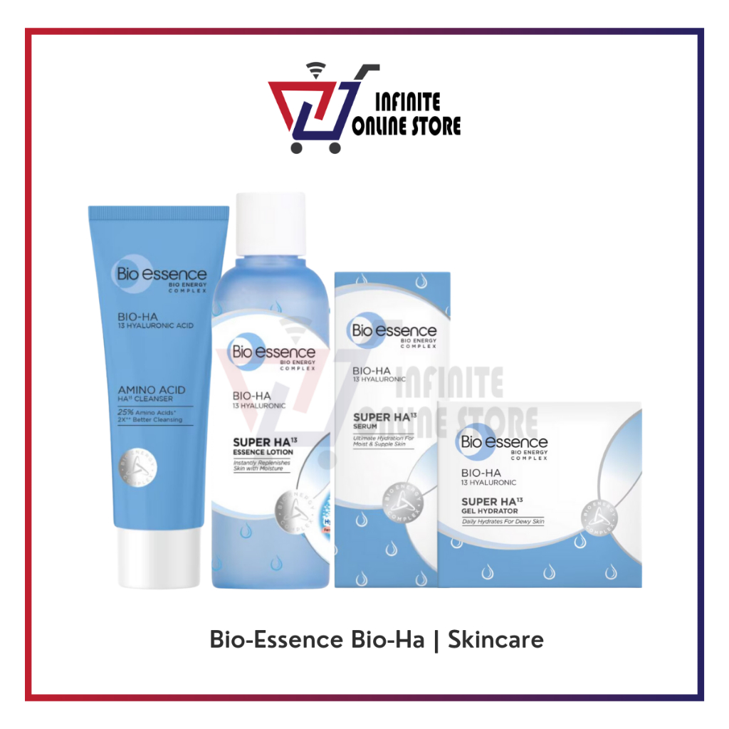 BIO-ESSENCE Bio-HA Super HA13 Skincare Products (Cleanser / Essence ...